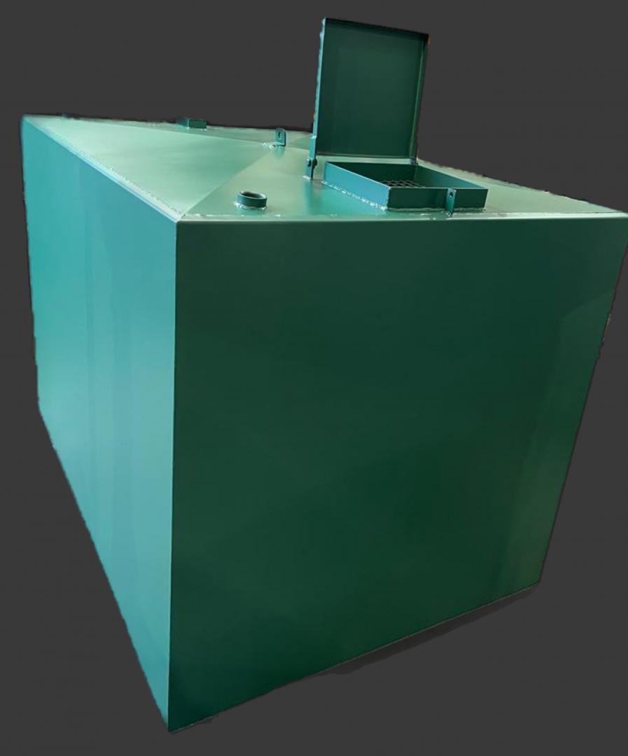 2500 Litre Steel Bunded Waste Oil Tank